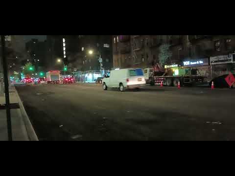 New York City up-close - NYC DEP jackhammer action on 2nd Ave starting at 5:30 AM, April 12, 2024