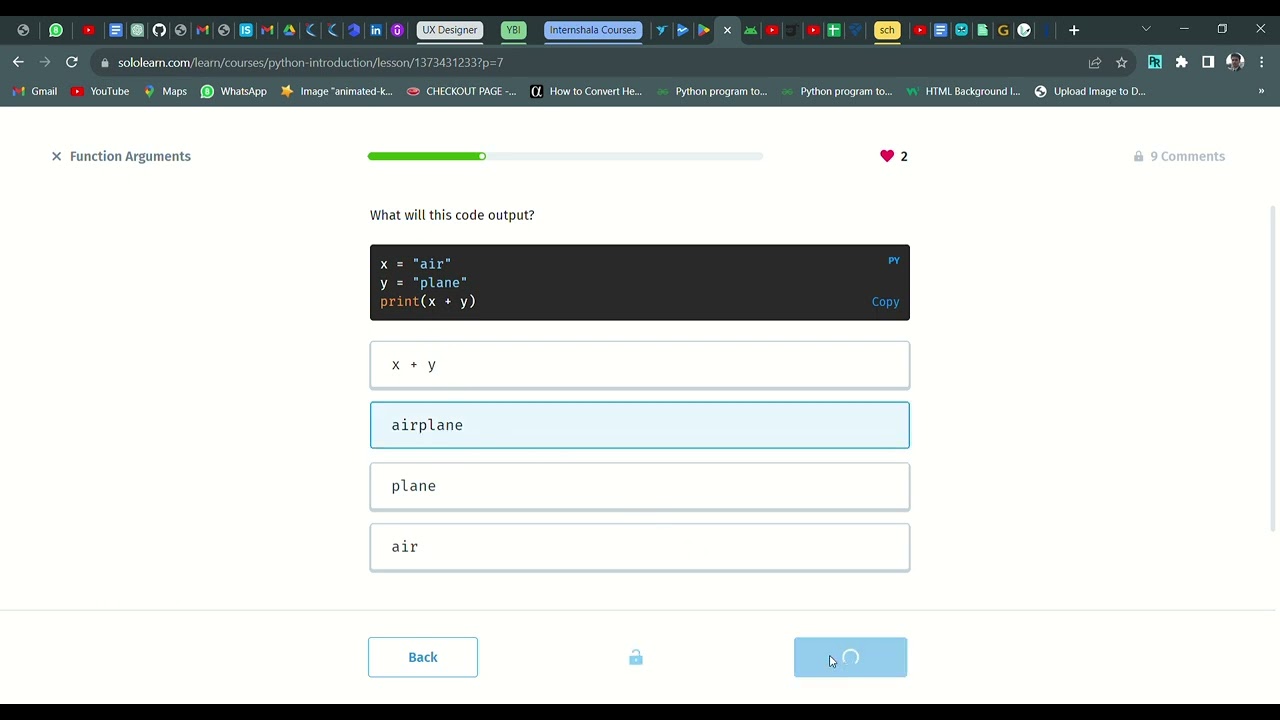 63 Function Arguments | Introduction to Python | Sololearn