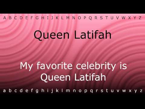 Here I will teach you how to pronounce 'Queen Latifah' with Zira.mp4