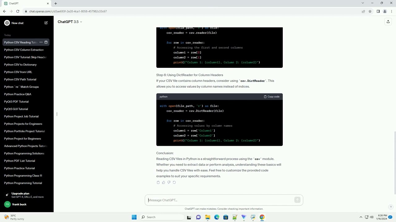 python read csv file stack overflow