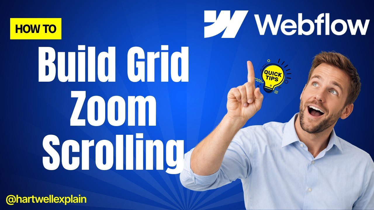 How to Build Grid Zoom while Scrolling in Webflow [EASY]