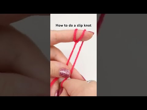 How to do a slip knot.