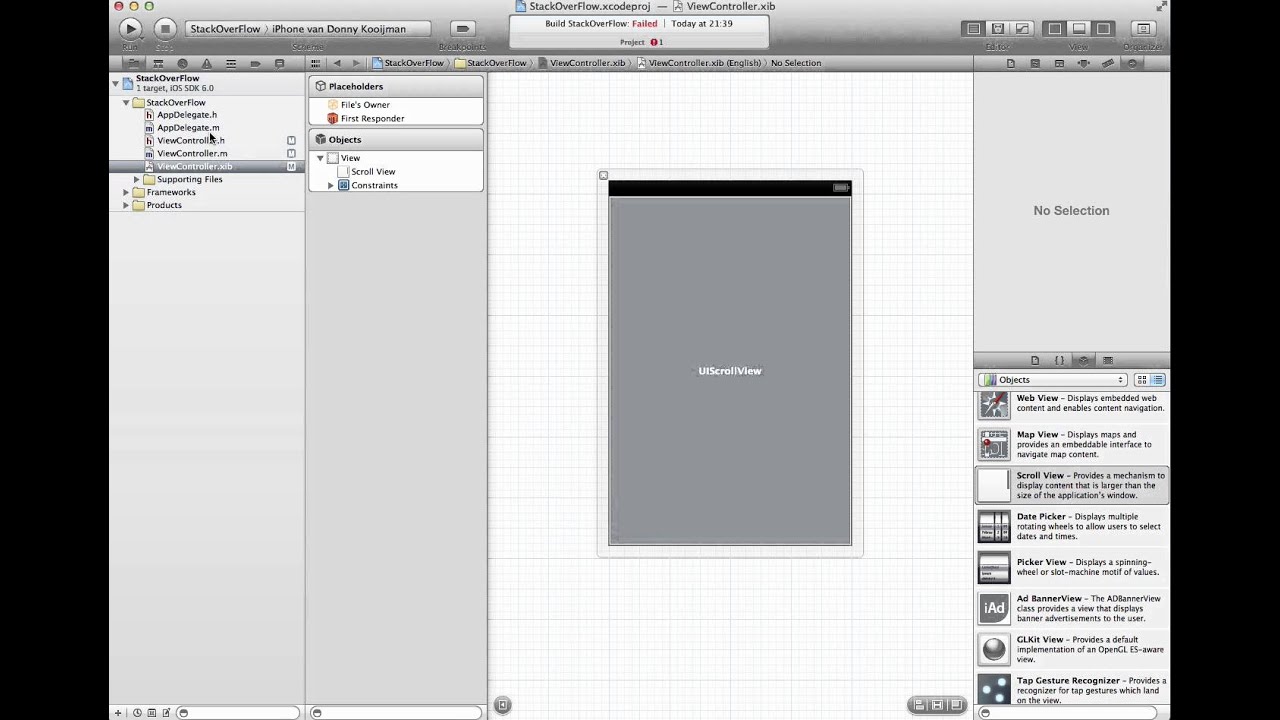 UIScrollView xcode 4.5 iOS 6, What Am I doing wrong?