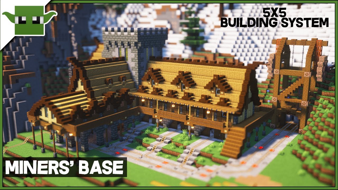 Minecraft | Let's Build a Manor on an Epic Seed - Miners' Base - マイクラビルダーズ