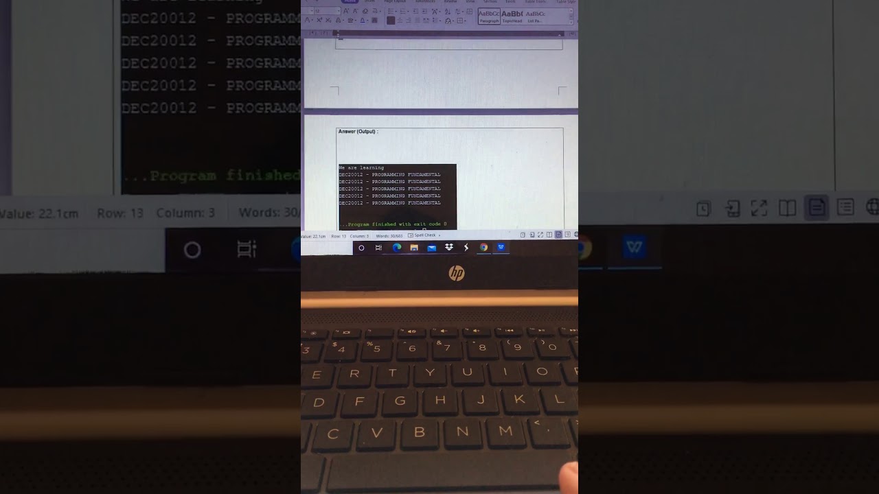 Programming Fundamental-DEC20012(PRACTICAL WORK 3)