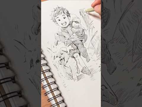 Daily Manga Doodle Fun #doodleart #sketchbook