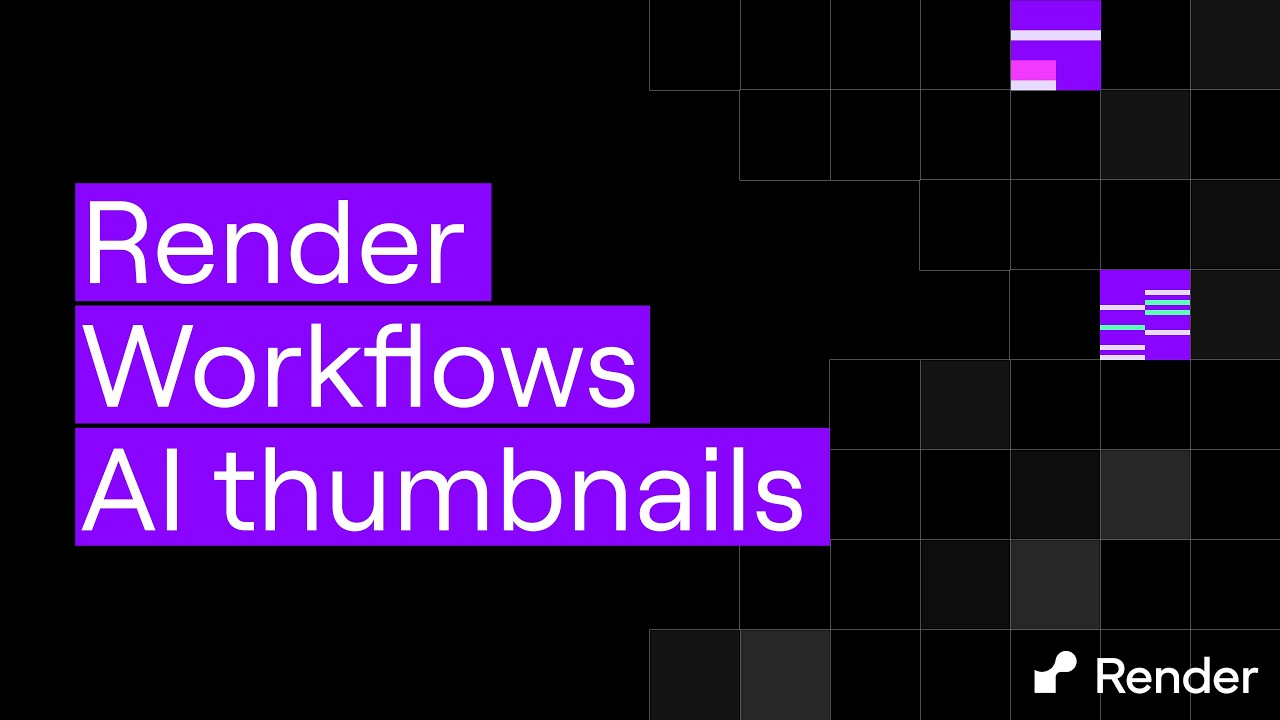 Render Workflows in 30 seconds