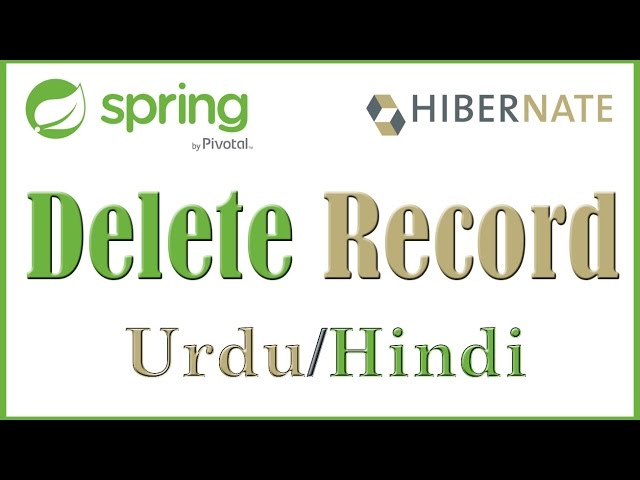 Tutorial 8 Delete Record Entity Hibernate