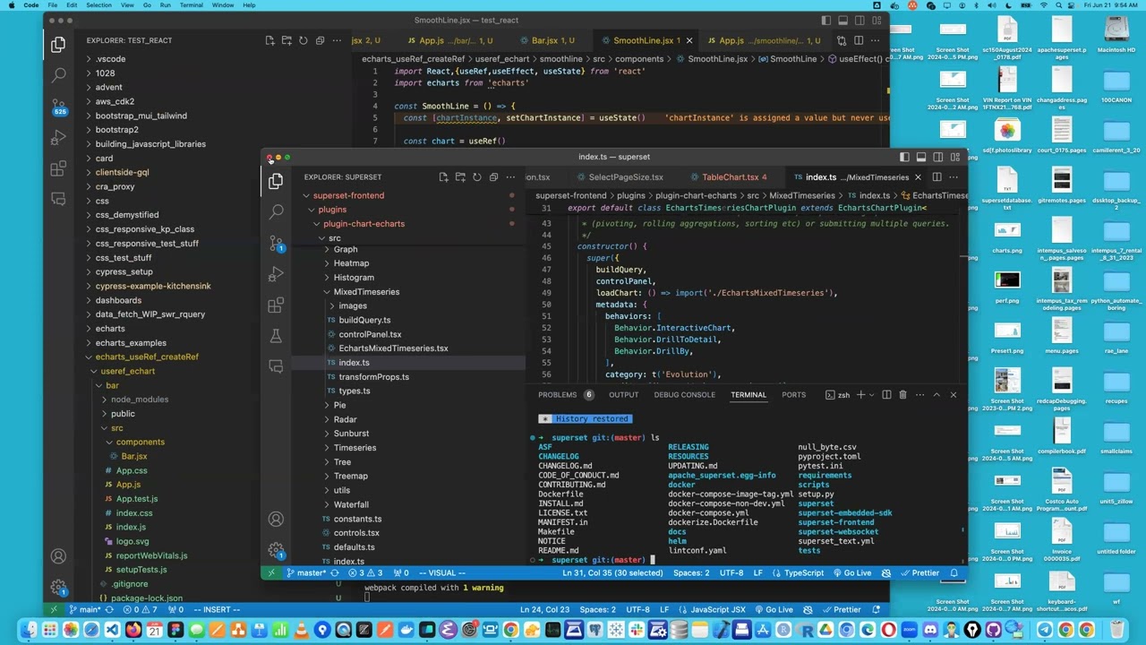 Reactify apache echarts hooks part 1