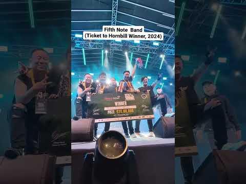 Fifth Note Winner of Ticket to Hornbill, India's biggest band battle 2024