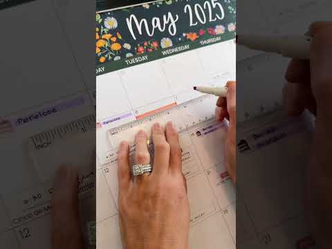 Bloom Daily Planner Desk Calendar Monthly Set up