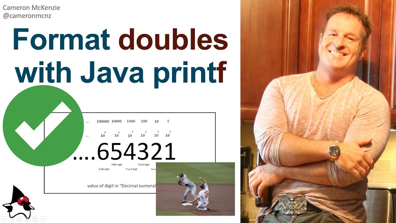 How to format a Java double with printf example