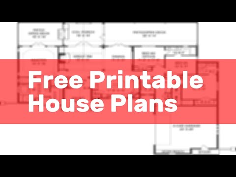 Free Printable House Plans