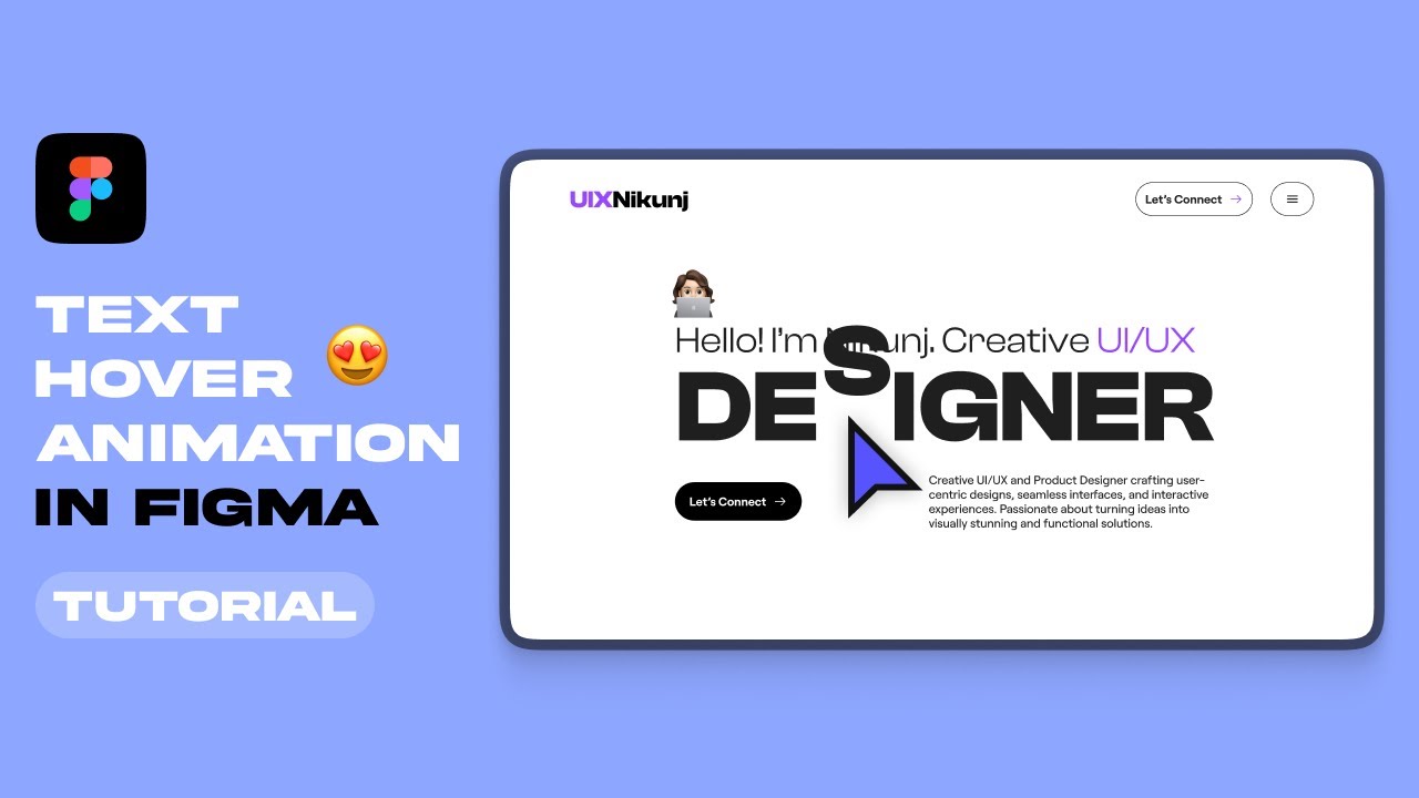 Text Hover Animation in Figma | Figma Tutorial