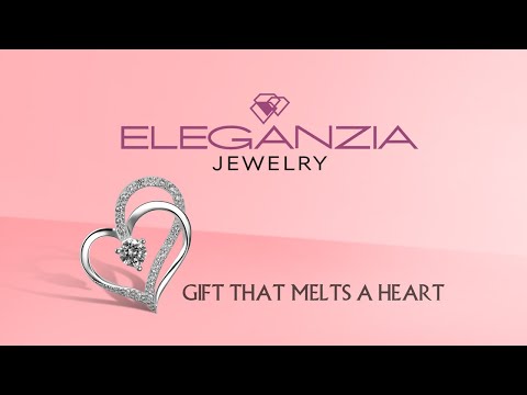 Sterling Silver Double Heart Necklace - Gift that Melts Her Heart