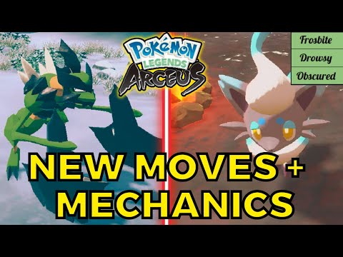 *NEW* Pokemon  Moves, Status Effects and MORE for Pokemon Legends Arceus