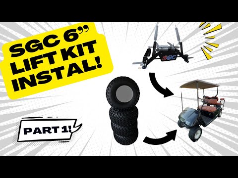 EZGO TXT lift kit install PART 1