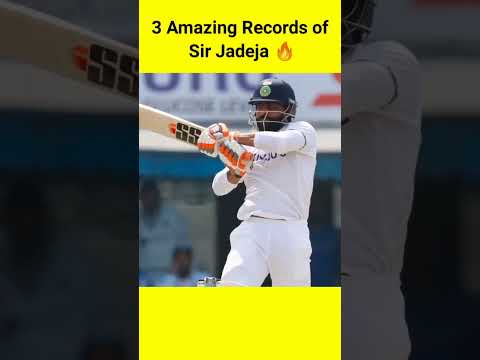 3 Amazing Records of Sir Ravindra Jadeja 🔥| #csk #bgt