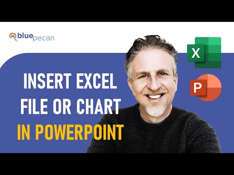 How to Insert Excel File in PowerPoint | Insert as Icon | Insert Chart | Dynamic Automatic Update