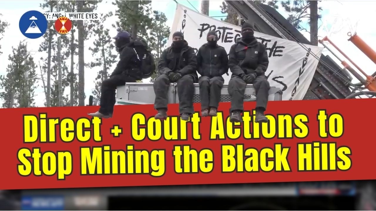Direct Action Halts Pe' Sla Drilling. Our People Are Still There.