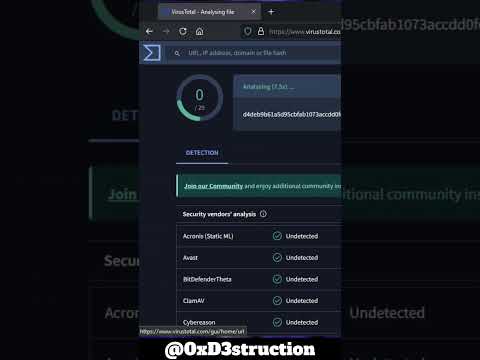 🐍 UNDETECTABLE PYTHON VIRUS ❓😱 #shorts #Python #Security #malware #programming