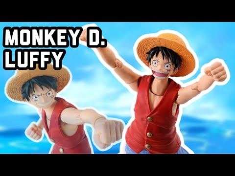 SH Figuarts One Piece Monkey D. Luffy Romance Dawn Action Figure Review Tamashii Nations Bandai