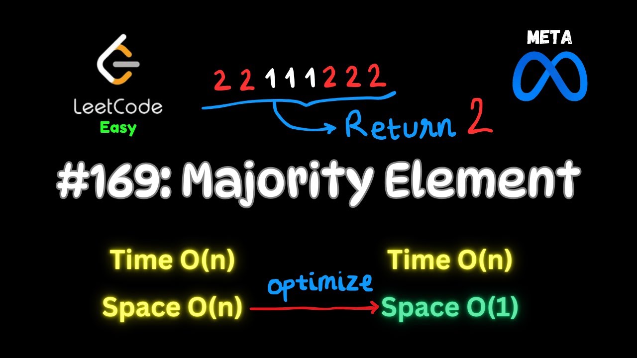 Majority Element - Meta Interview Question - Python - LeetCode 169