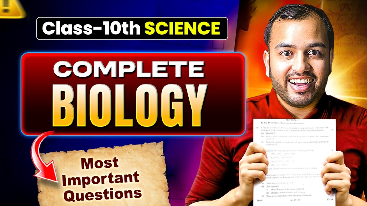 Complete Biology in One Video: A Comprehensive Guide for Class 10 ...