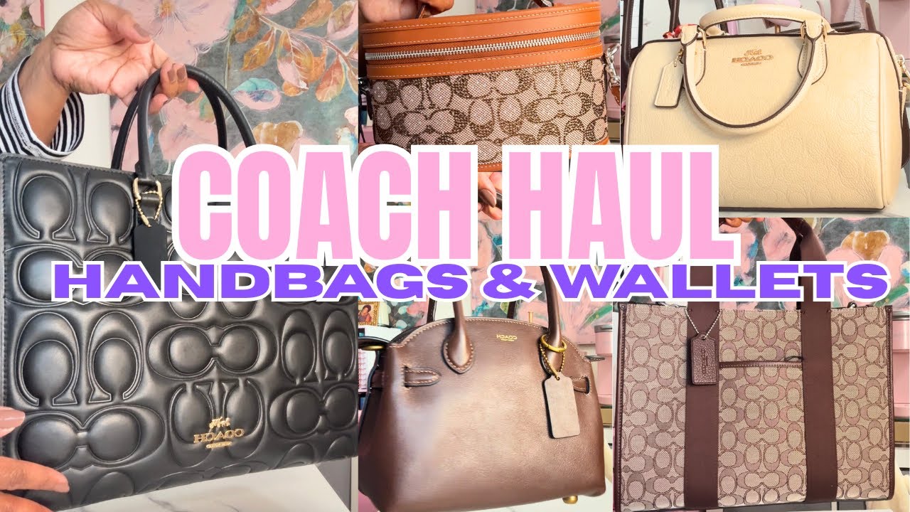 Collective ~ Coach Outlet and Retail Haul | Designer Handbags, Wallets and More