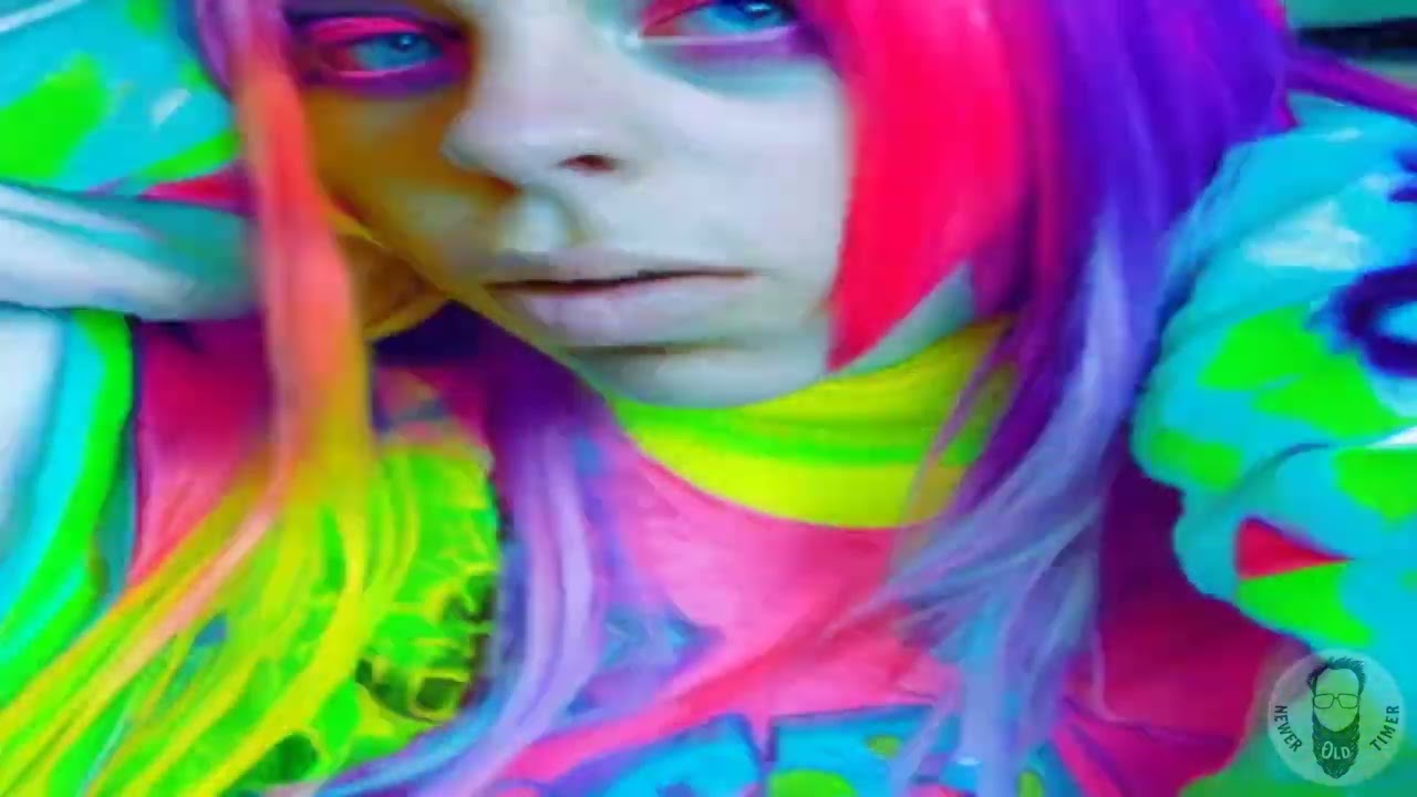 AI GENERATED VIDEO: BILLIE EILISH ZOOM VIDEO #o3 (STABLE DIFFUSION)