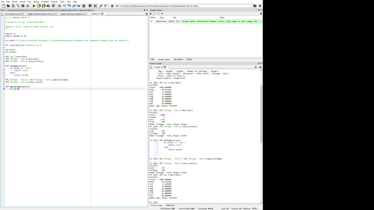 Quick Py: Recode Data