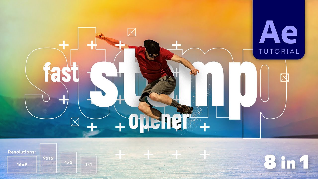 Fast Stomp Opener | After Effects Template | Tutorial | Download