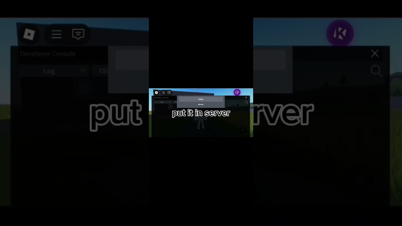 how to put scripts in dev console mobile