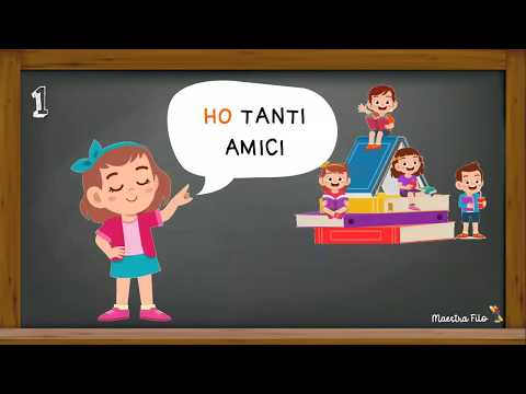 Il verbo avere Maestra Filo