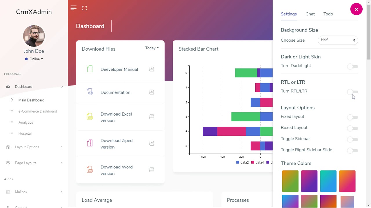 CRMX Main RTL Dashboard 1