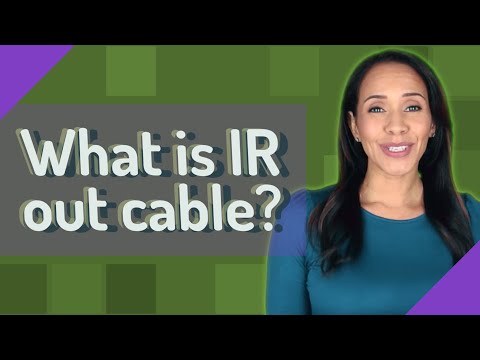 What is IR out cable?