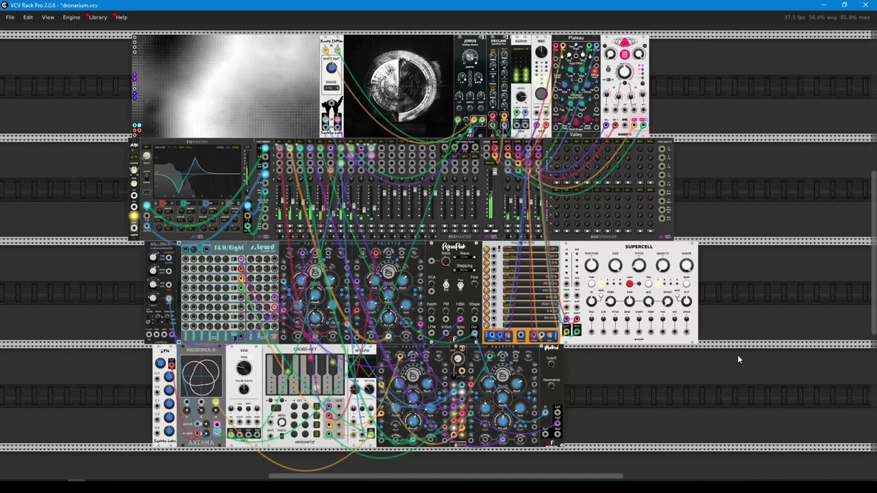 Deep Ambient Drone patch in VCV Rack