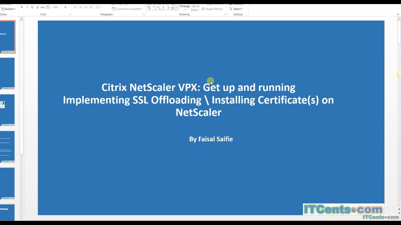 13-Citrix NetScaler VPX Series: Configuring SSL offloading