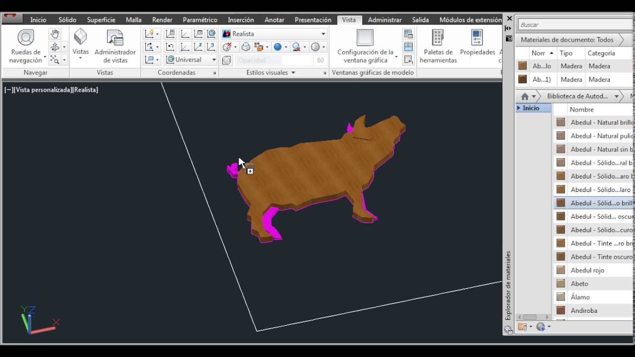 Cerdo de chapa 3D para anuncio.