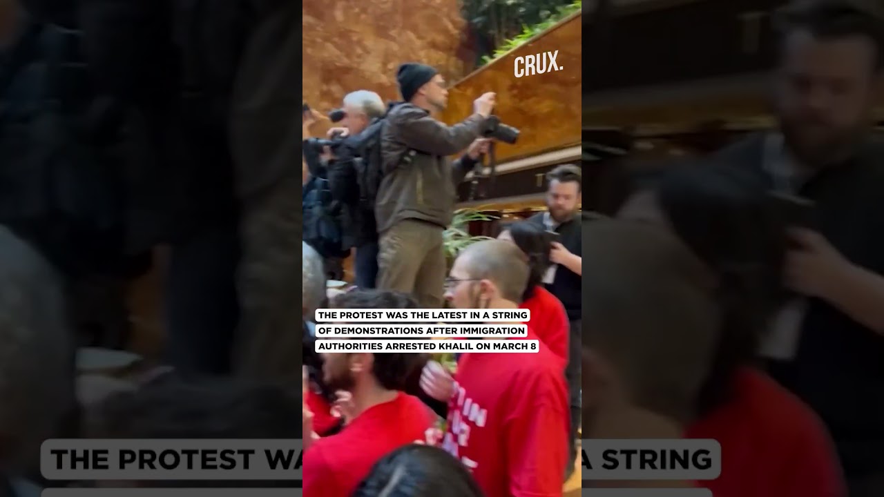 ‘Fight Nazis, Not Students’ Protesters Backing Mahmoud Khalil Occupy Trump Tower