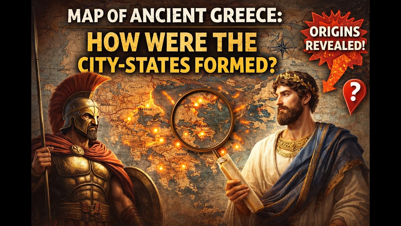 🗺️Map of ancient Greece: How were the city-states formed?