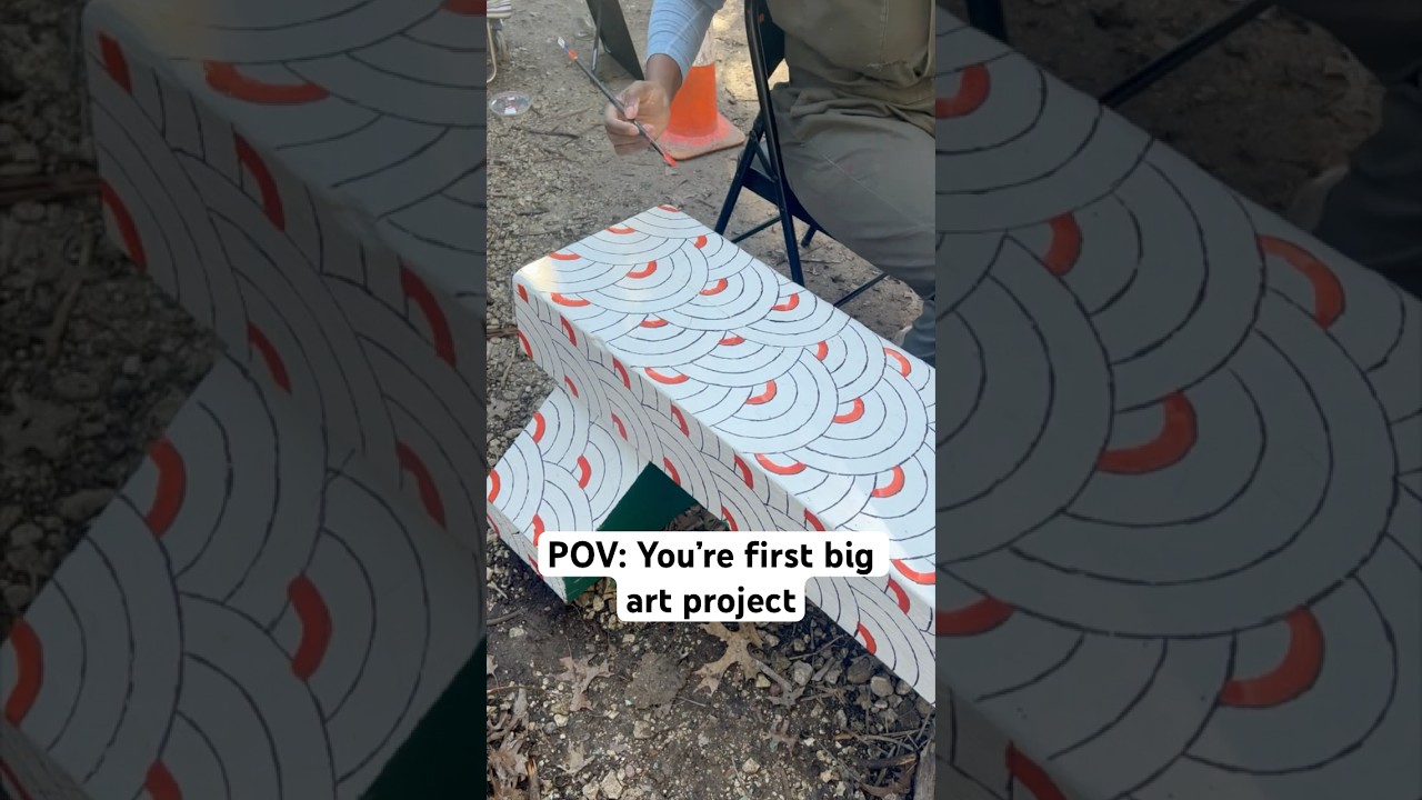 POV: Your first big art project #art #trendingshorts #viralshorts  #blackartist