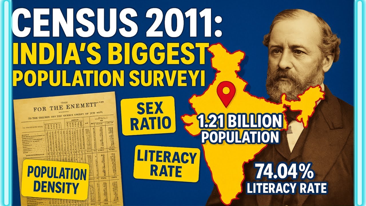 📊 India's Biggest Population Survey! Census 2011 Explained! 🇮🇳 🔍