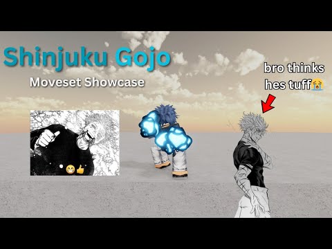 Shinjuku Gojo Moveset Showcase | JJS Skill Builder