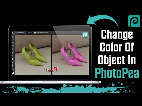 How To Change Color Of Object In PhotoPea