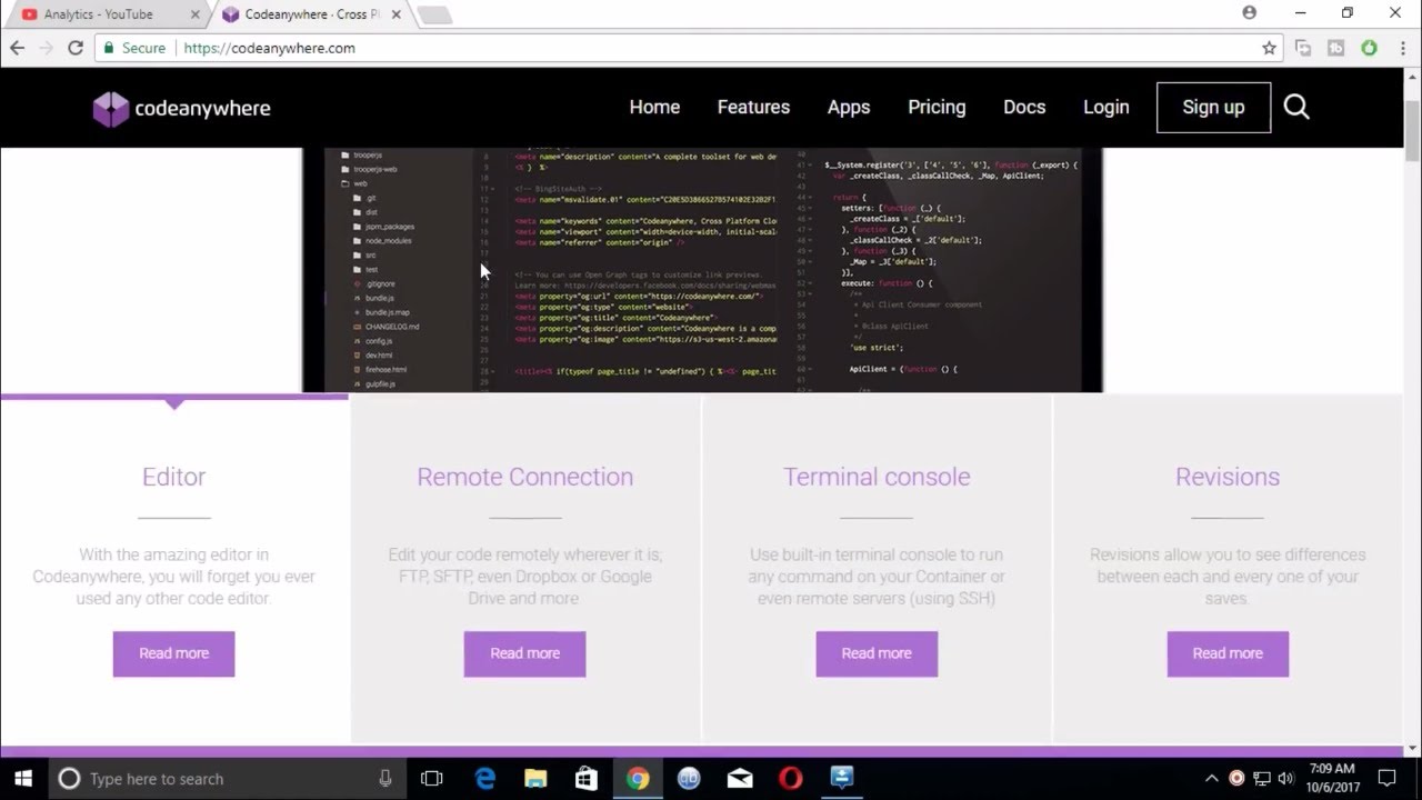 Codeanywhere - Code From a Web Browser