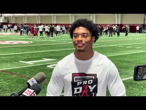 Malachi Moore interview | 2025 Pro Day | Alabama Football