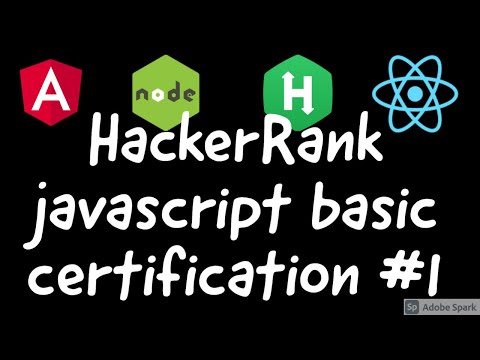 Learn Hacker Rank Javascript Basic Certification 2 - Mind Luster