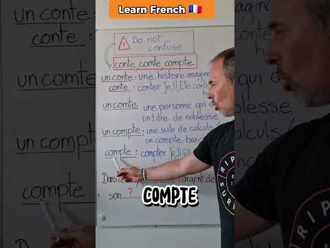 DO NOT ❌️☝️confuse "conte, comte, compte", I'll explain the differences of these French homonyms ✔️